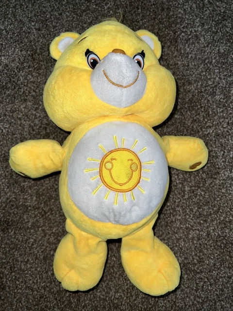CARE BEARS FUNSHINE 2015 15" YELLOW SUNSHINE BEAR SOFT PLUSH TOY ...