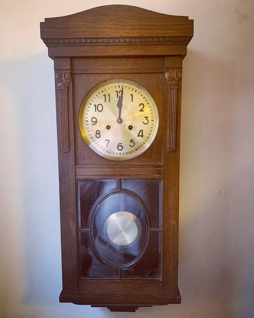 GERMAN DUFA WALL Clock with Largo Gong $800.00 - PicClick AU