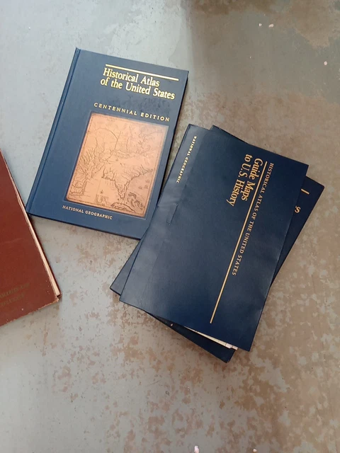 HISTORICAL ATLAS OF the United States +Guide Maps+ 1949 Britannica ...