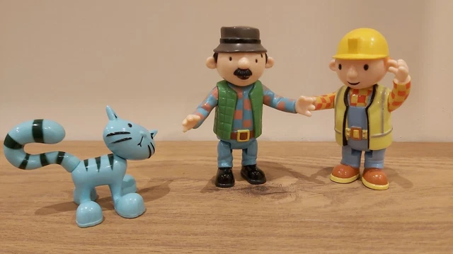 BOB THE BUILDER Toy Plastic Figures Bundle Bob Farmer Pickles ...