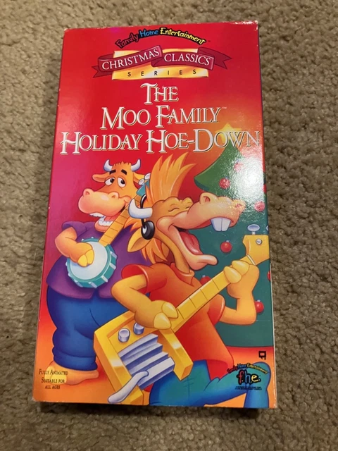 CHRISTMAS CLASSICS THE Moo Family Holiday Hoo-Down Vhs 1995 Rare Htf ...