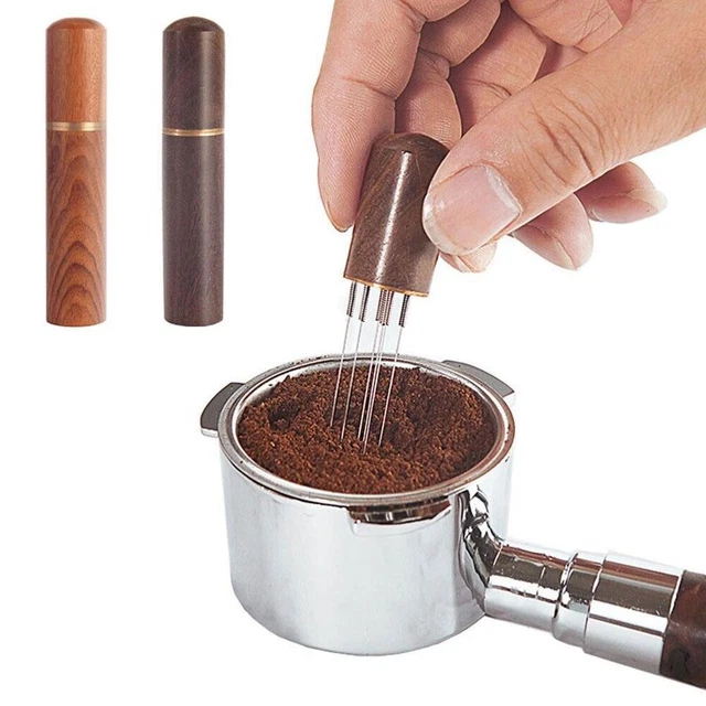 COFFEE STIR STAINLESS Steel Needle Espresso-Powder Dispenser Leveler ...