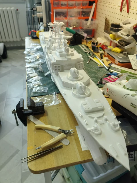 1/150 SOVIET UDALOY class destroyer Project 1155 (full hull) 3D Printed ...