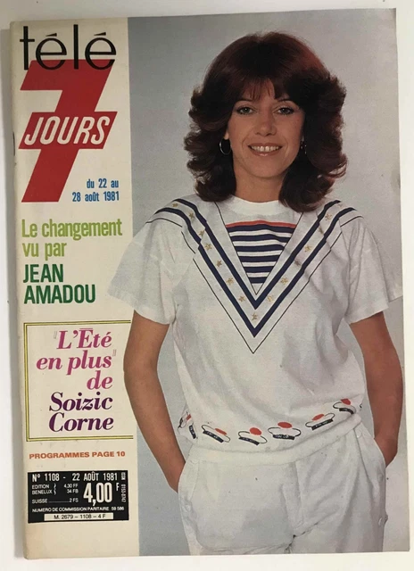 TELE 7 JOURS n°1108-1981- SOIZIC CORNE - ( Comme neuf complet ) EUR 10 ...