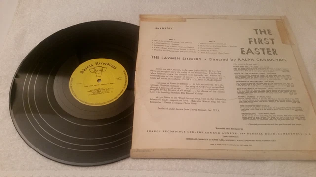 RALPH CARMICHAEL THE first easter LP 1211 Vinyl Record The Laymen ...