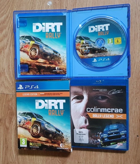 COLIN MCRAE RALLY Legend Edition With Blu-ray DVD Ps4 £3.99 - PicClick UK