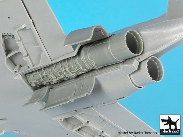 BLACK DOG 1/72 F-4J Phantom II Aircraft Engine (1 engine) (for Academy ...