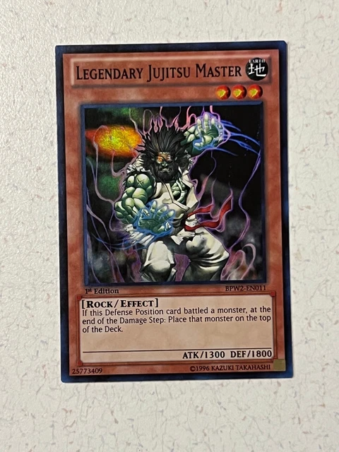 LEGENDARY JUJITSU MASTER BPW2-EN011 Super Rare 1st Edition Yu-Gi-Oh ...