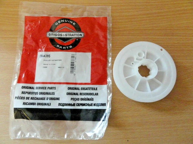 GENUINE BRIGGS & STRATTON REWIND STARTER PULLEY 280439 replaces 280469 ...