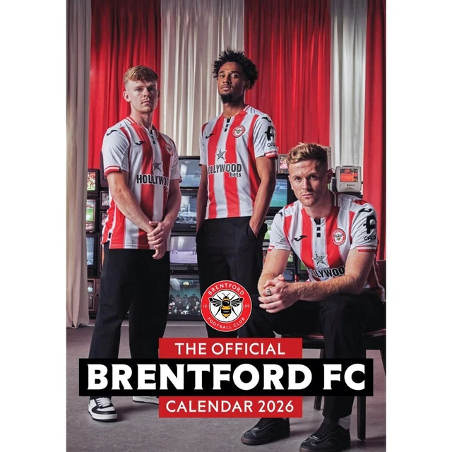 2026 CALENDAR BRENTFORD FC Month to View A3 Football Calendar Official ...