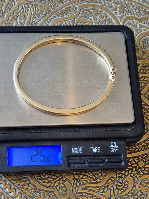 25G SOLID 9CT Gold Bangle Not Scrap £781.88 - PicClick UK