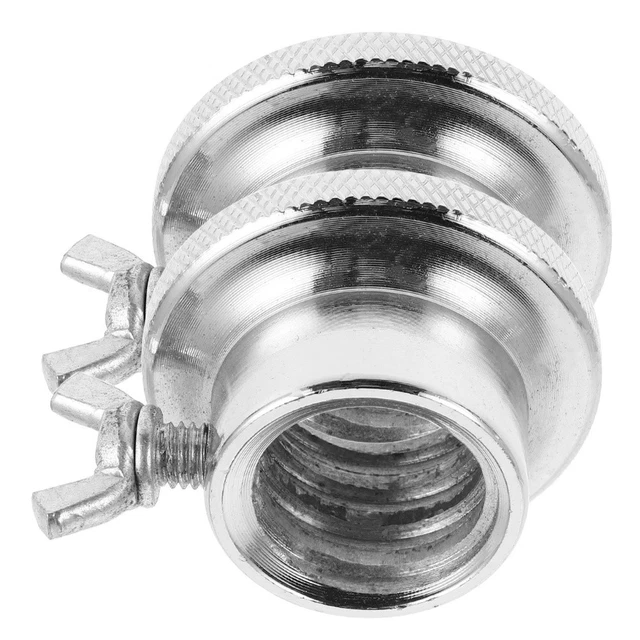 2 PCS DUMBBELL Hex Nut Barbell Collar Screw Clamps Anti-slip Weight £20 ...