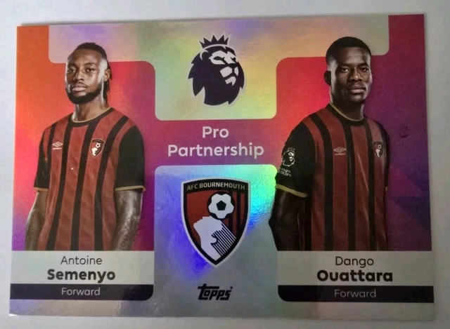 TOPPS PREMIER LEAGUE 2026 PRO PARTNERSHIP SEMENYO/OUATTARA Card 363 ...