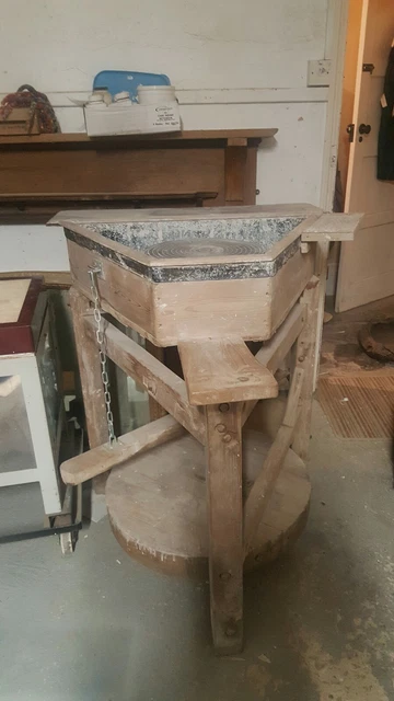 LEACH POTTERY / Potters Kick Wheel £223.00 - PicClick UK