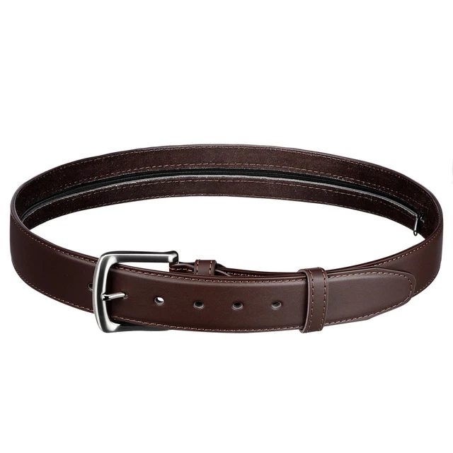 TRAVEL SECURITY BELT Money Belt Hidden Money Compartment Pocket Belt ...