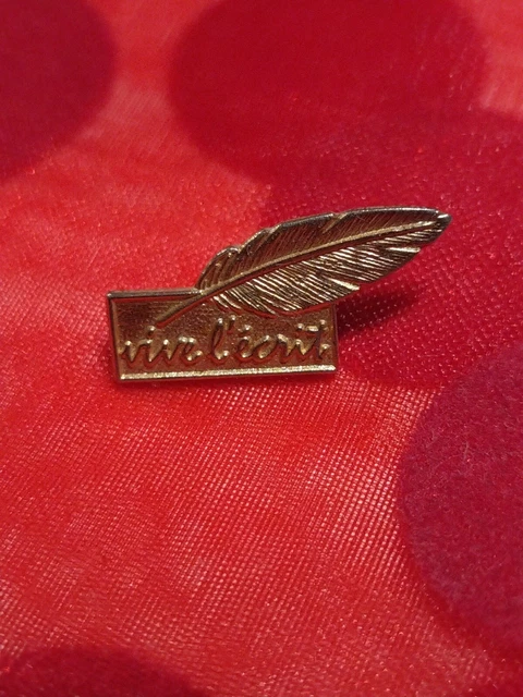 PINS PIN'S LAPEL Pin Badge Collection Vintage Logo Vive L'ecrit Plume EUR 3,50 - PicClick IT