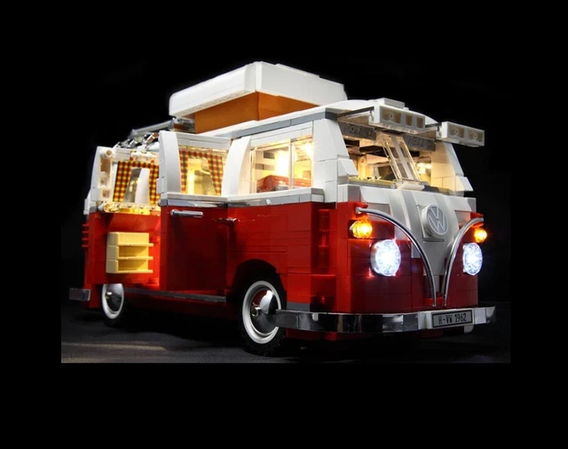 LED BELEUCHTUNGSSET POUR lego VW Bus T1 Akku-Box 10220 de Camping ...