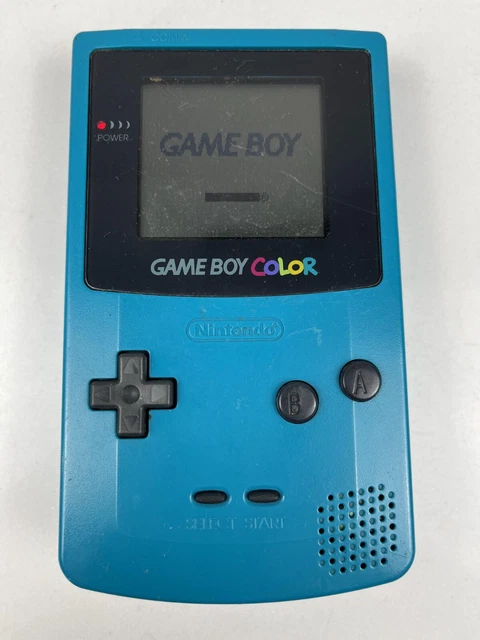 NINTENDO GAME BOY Color Teal Handheld System CGB-001 Blue $88.00 - PicClick