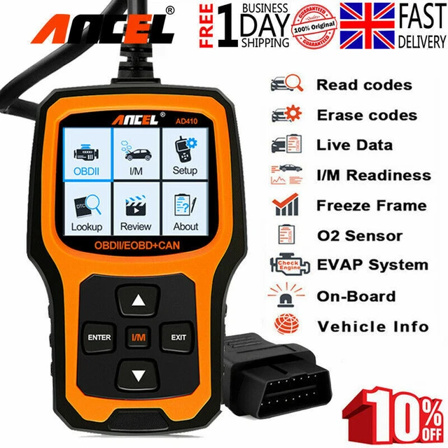 RANGE ROVER OBD2 Car Diagnostic Tool Erase Fault Code Reader Scanner ...