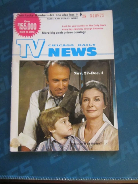 TV NEWS MAGAZINE Regional TV Guide November 1971 All the Way Home ...