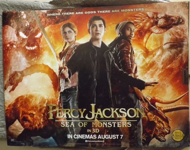 PERCY JACKSON SEA Of Monsters Original Quad Cinema Poster £7.99 ...