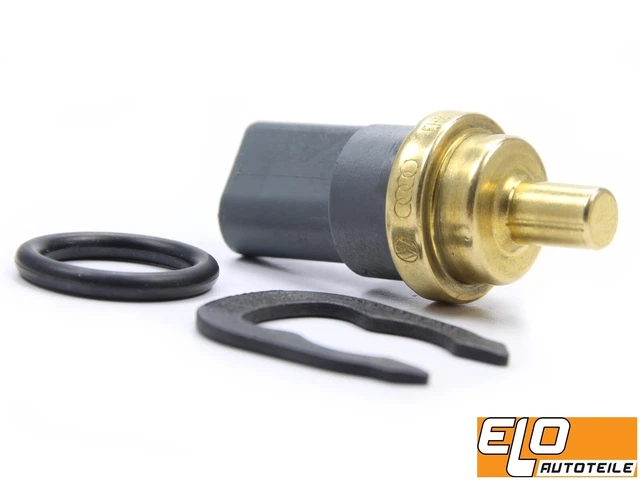 ORIGINAL VAG COOLANT Temperature Sensor + Spring VW Audi Seat Skoda ...