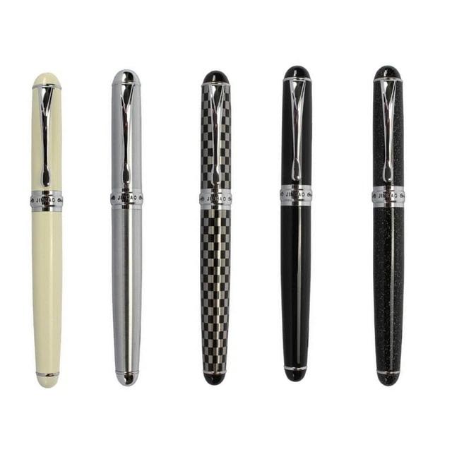 140MM JINHAO X750 Metal Fountain Pen Fine Nib 0.5mm Writing Office Pen ...