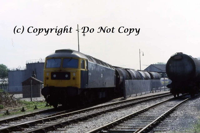 ORIGINAL 35MM DIESEL RAILWAY SLIDE CLASS 47 BRUSH TYPE 4 No 47003 WITH ...