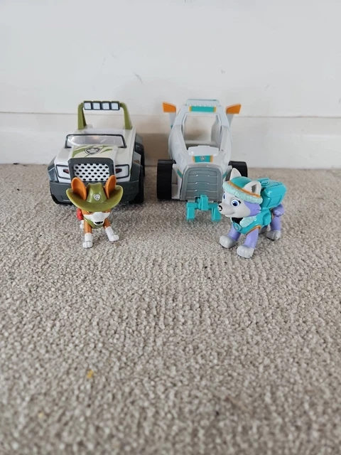 PAW PATROL TRACKER Jungle Cruiser & Everest Vehicle & Figure £14.99 ...