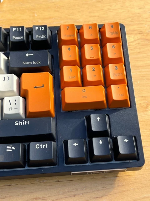 HAVIT MECHANICAL KEYBOARD Wired PC Keyboard with Number Pad Red Switch ...