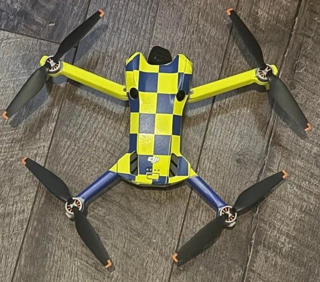 DJI MINI 4 pro Skin Drone wrap, decal, fluorescent, neon, Hi-Vis, VLOS ...