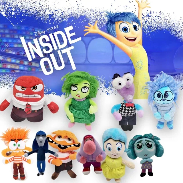 NEW OFFICIAL INSIDE Out Soft Toy Plush Emotion Anxiety Fear Anger Joy £ ...