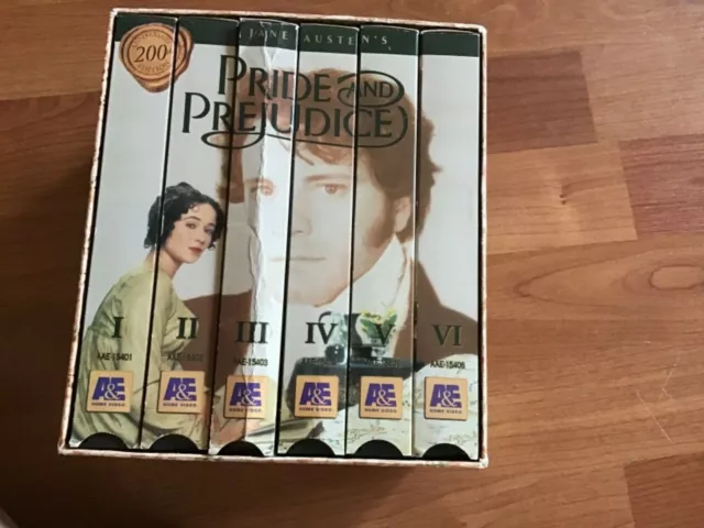 A&E PRIDE AND Prejudice 200th Anniversary Edition VHS Box Set. EUR 0,93 - PicClick FR