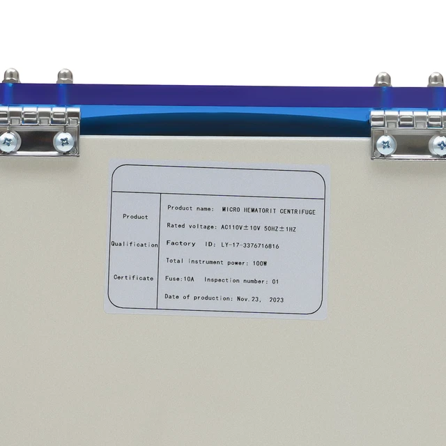 LAB CENTRIFUGE HEMATOCRIT Microhematocrit High-Speed Centrifuge Heavy ...