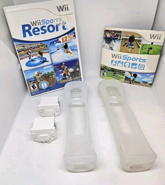 WII SPORTS RESORT game COMPLETE & Wii Sports 2 Game Bundle Pack ...