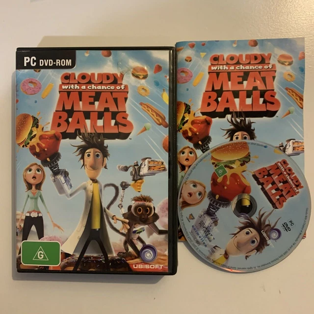 CLOUDY WITH A Chance of Meatballs - PC DVD ROM game (Ubisoft) w Manual ...