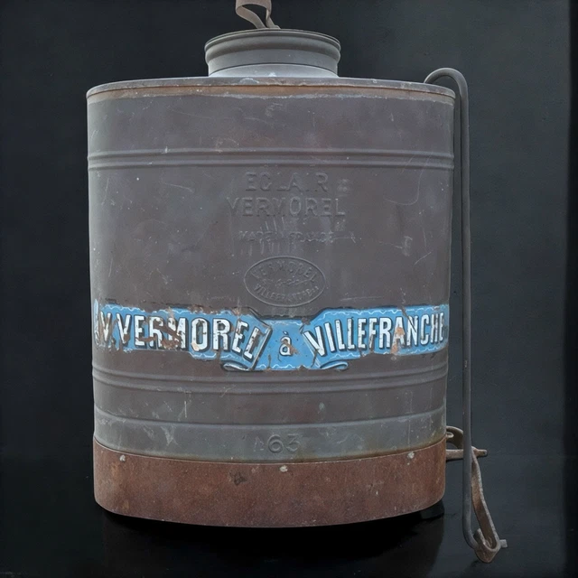 PULVÉRISATEUR VERMOREL CUIVRE éclair BTE S.G.D.G. Villefranche 63 Made ...