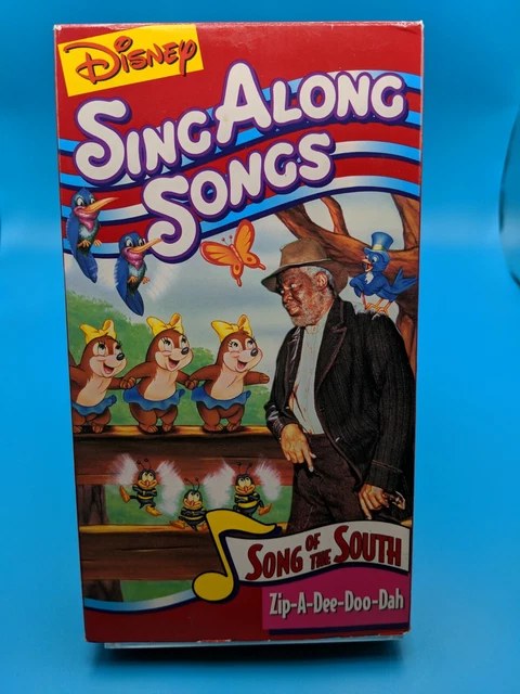 DISNEY SING ALONG SONGS ZIP-A-DEE-DOO-DAH SONG OF THE SOUTH VHS rare ...