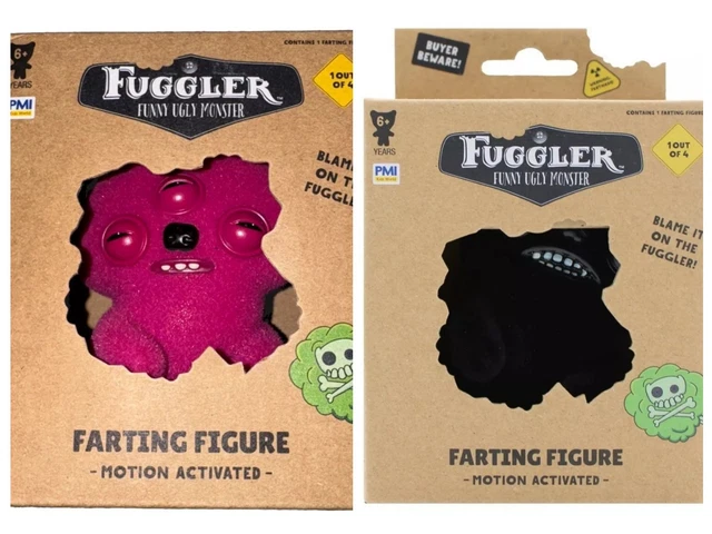 2 FUGGLER FARTING Figure's Motion Activated Funny Toy's £31.91 ...