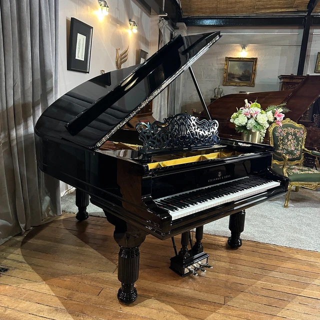 RESTORED STEINWAY & Sons Model A Grand Piano Black Gloss | MARCH SALE ...