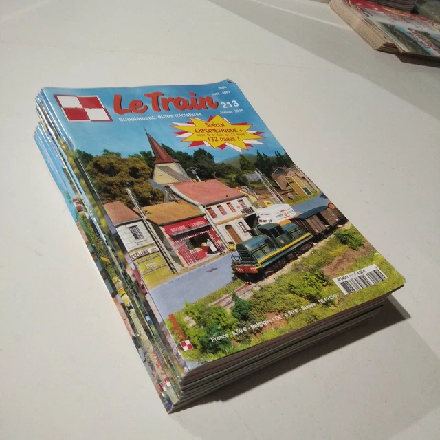 LE TRAIN - magazine modélisme ferroviaire - année complète 2006 n° 213 ...