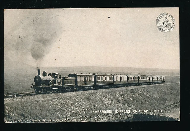 RAILWAY L&NWR ABERDEEN Express Shap Summit Official PPC 1905 EUR 9,82 ...