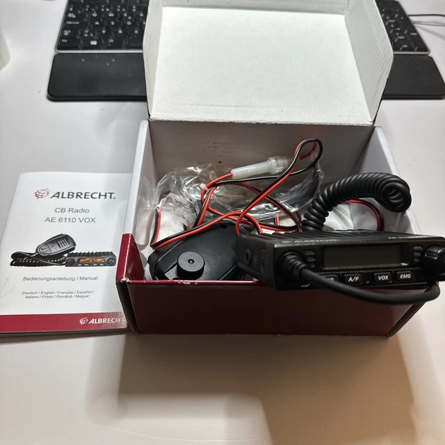 ALBRECHT AE 6110 VOX AM/FM CB-Funkgerät - Schwarz EUR 55,51 - PicClick DE