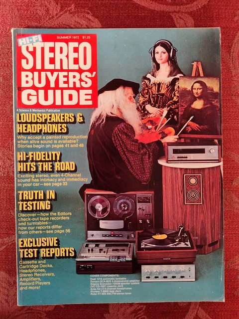 HI-FI STEREO BUYERS Guide Magazine Summer 1972 Loudspeakers and ...