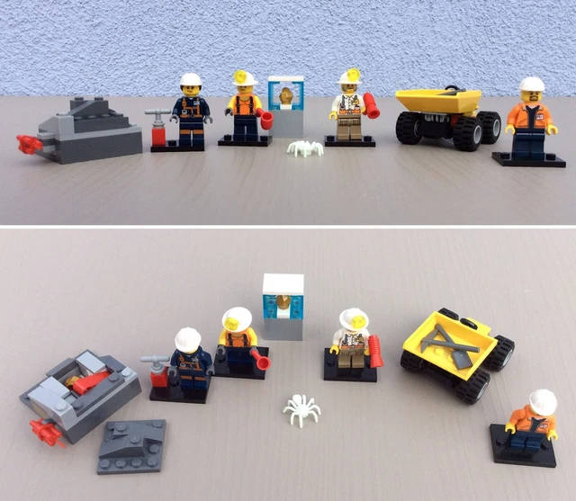 LEGO CITY MINING - 60184 - Mining Team - L'équipe de mineurs - SET EUR ...