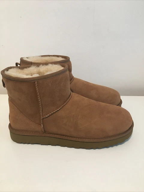 Ugg Mens Classic Mini Boots Chestnut Uk Size 105 Uk Seller £5999 Picclick Uk