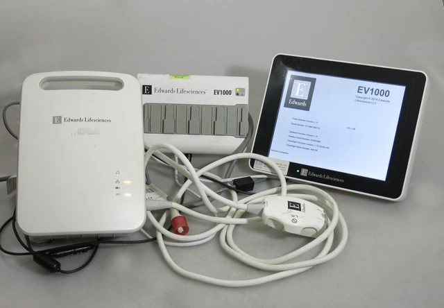 EDWARDS LIFESCIENCES EV1000 Monitor, Databox, Pump, PC2, Accessories ...
