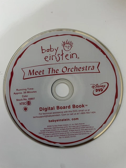 DISNEYS MEET THE ORCHESTRA First Instruments, Baby Einstein. DVD $14.74 ...