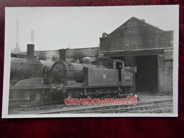 PHOTO LNER Loco No 69163 At Dawholm Loco Shed £3.00 - PicClick UK