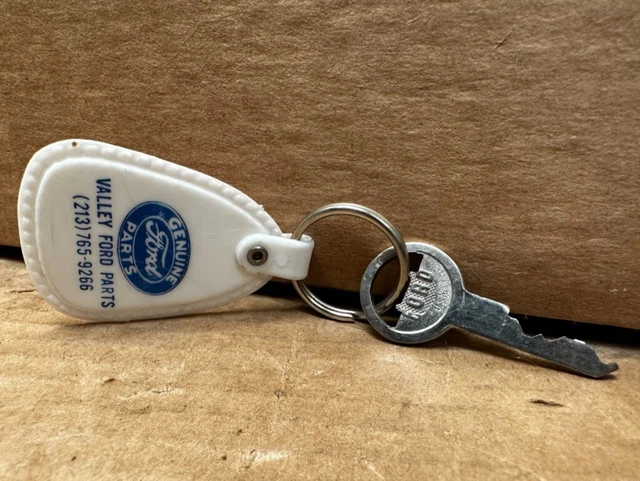 1950S-1960S FORD DEALER Ignition Door Key Original Ford Script With Key ...